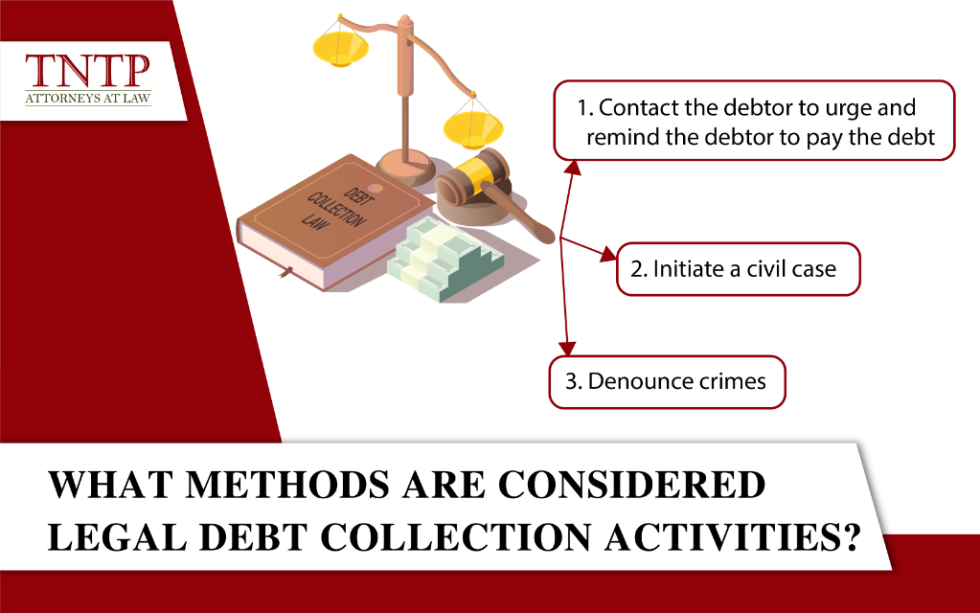 What methods are considered legal debt collection activities? - TNTP
