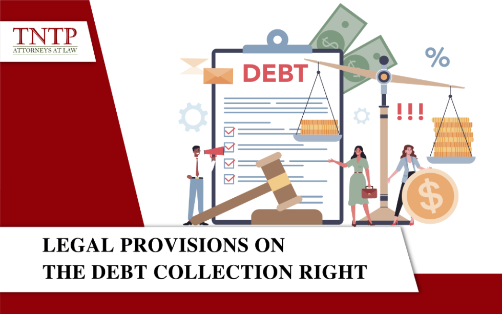Legal provisions on the debt collection right - TNTP