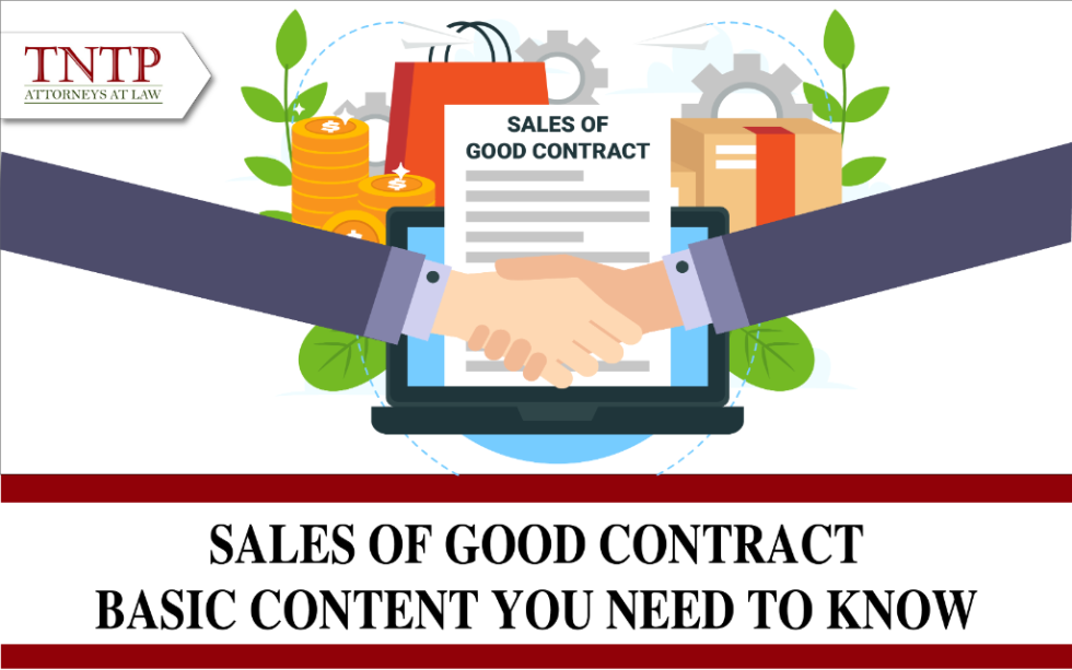 Sales of goods contract - Basic Contents You Need To Know - TNTP