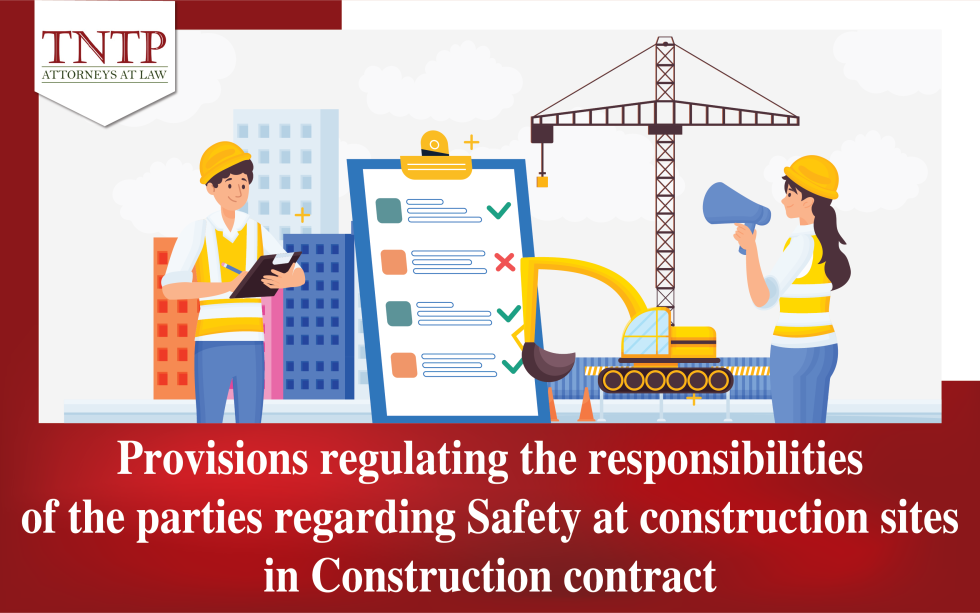 Provisions regulating the responsibilities of the parties regarding ...