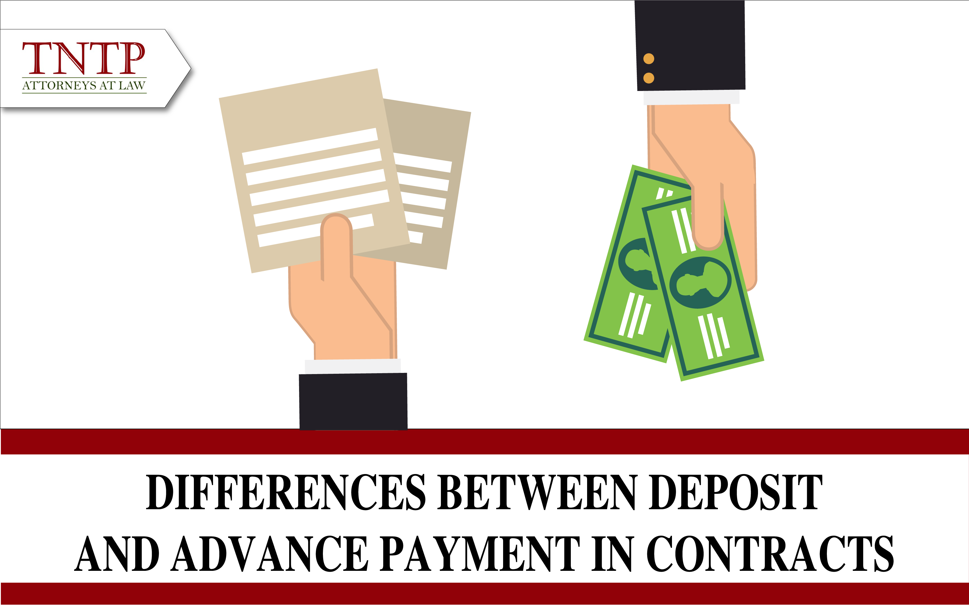Differences between deposits and advance payments in contracts - TNTP