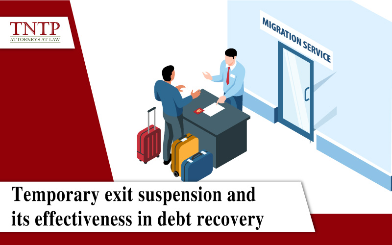 Temporary exit suspension and its effectiveness in debt recovery - TNTP